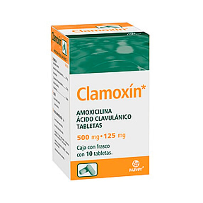 AMOXICILINA /AC.CLAVULANICO 500MG C/10 TAB CLAMOXIN MAVER - conafar
